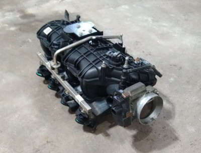 TBSS Trailblazer SS Intake TB Fuel Rails E85 Injectors Cathedral Port ...