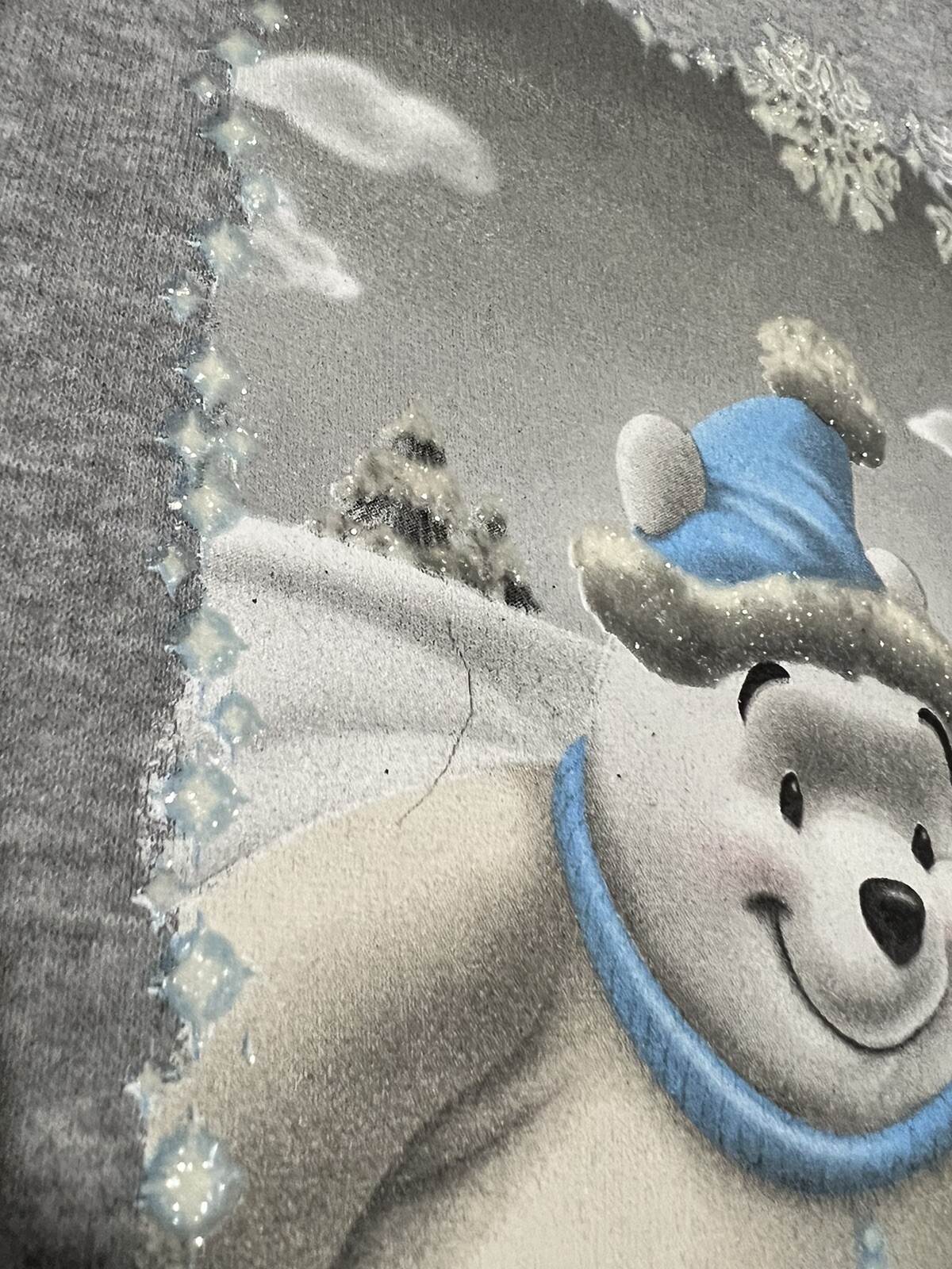 Womens Winnie the pooh and Piglet Crew Neck Sweater G… - Gem