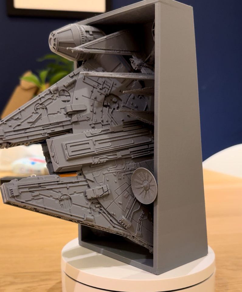 Star Wars Millennium Falcon battle, Book Nook, 3D printed | eBay