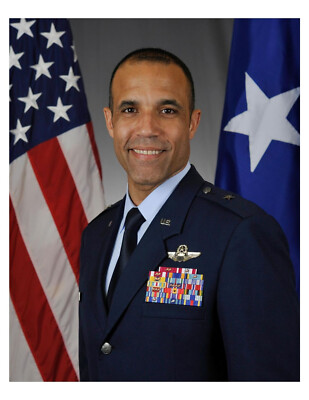 United States Air Force General Adrian L. Spain 8x10 Photo On 8.5" x 11 ...
