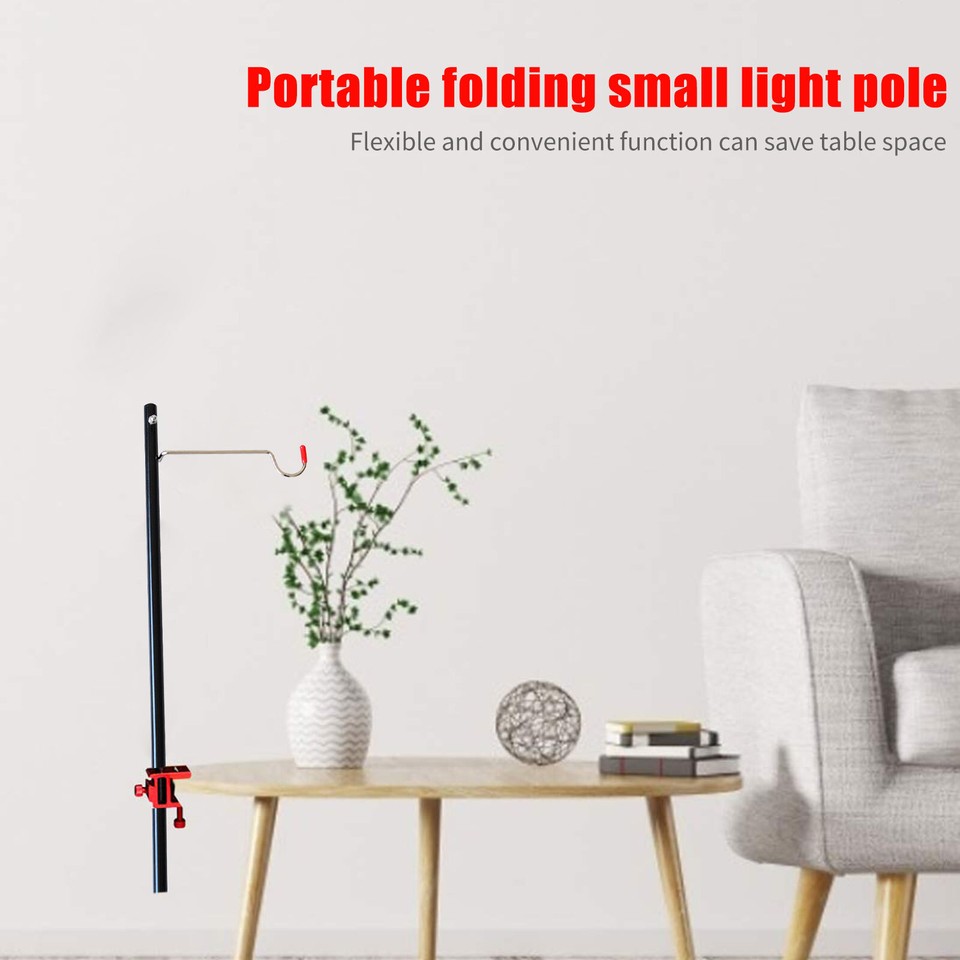 Post Pole - Aluminum Alloy Portable Lamp Stand Hook Hanging Light Stand ...