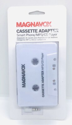 Magnavox Cassette Adapter - Smart Phone/MP3/CD Player to 3.5mm Adapter ...