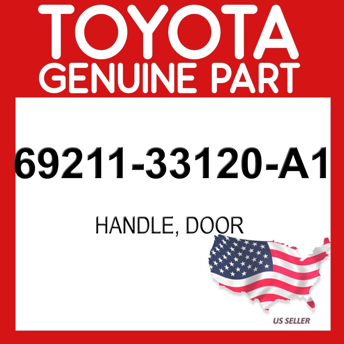 Toyota Genuine 69211-33120-A1 Handle Door 6921133120A1 OEM | eBay