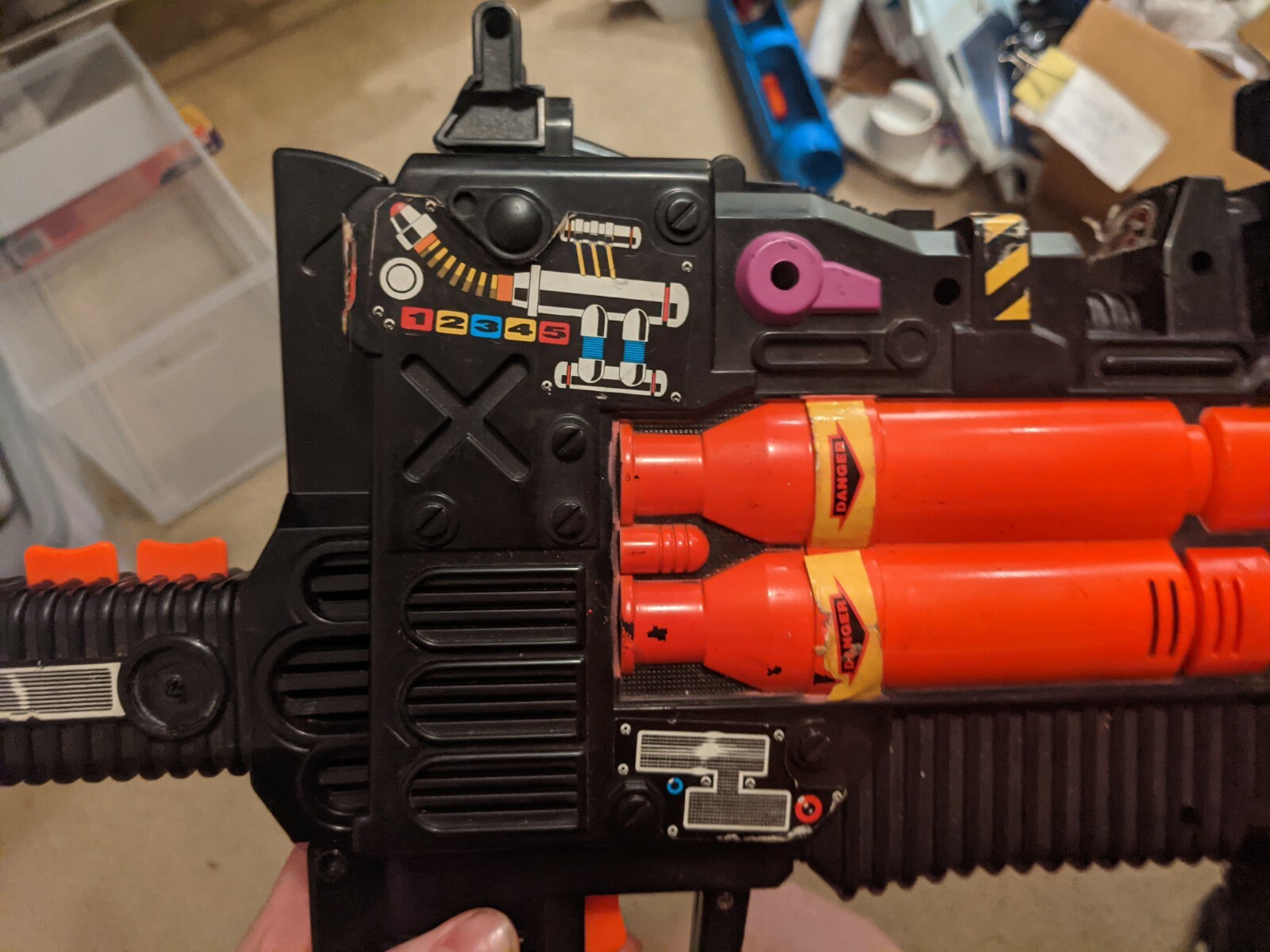 ToyBiz 1992 Eliminator TS-7 Electronic Rifle Toy Gun - NOT working ...