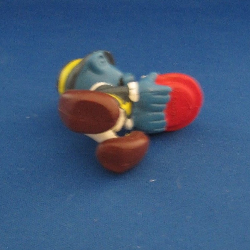 Smurfs 20177 Thanksgiving Turkey Smurf Pilgrim Vintage Schleich Figure ...