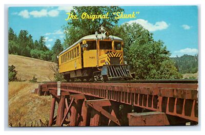 CA Postcard- THE ORIGINAL SKUNK REDWOOD EMPIRE | eBay