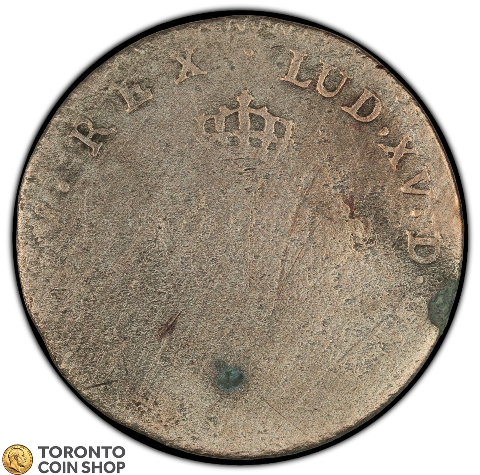 France 1739 A Sou Marque Coin | eBay