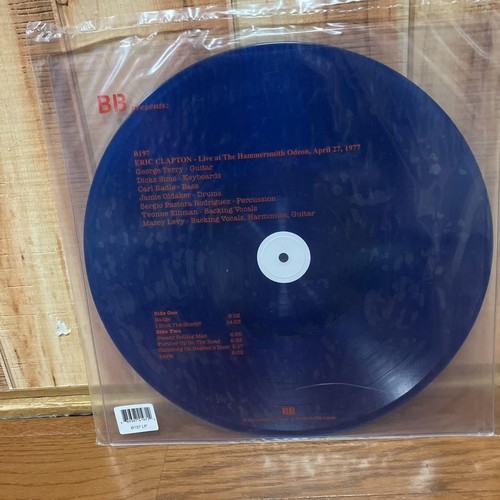 Eric Clapton Live 1977 Vinyl Record Classic Rock Concert Album Blues ...