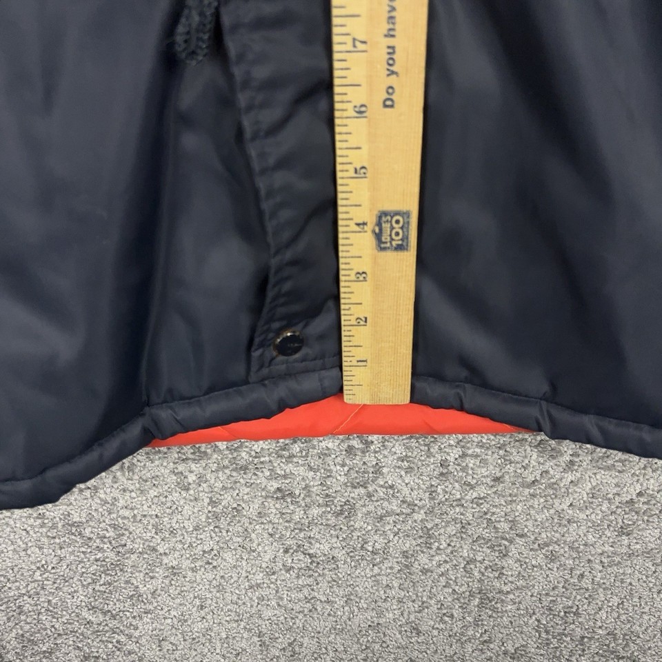 VTG Montgomery Ward Parka Jacket Men's Medium Snorkel Quilted Fur Hood ...