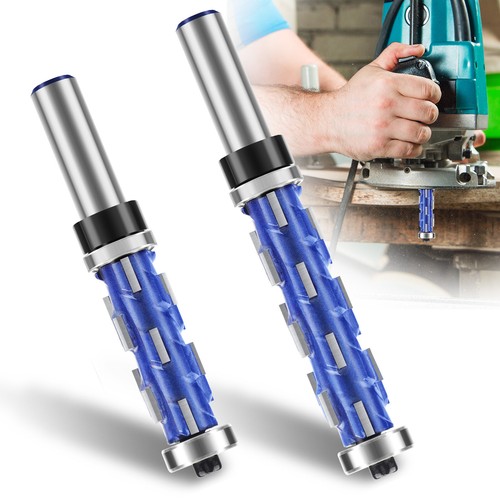 1/2" Shank Flush Trim Router Bit Double Bearing Spiral Flat Wood ...