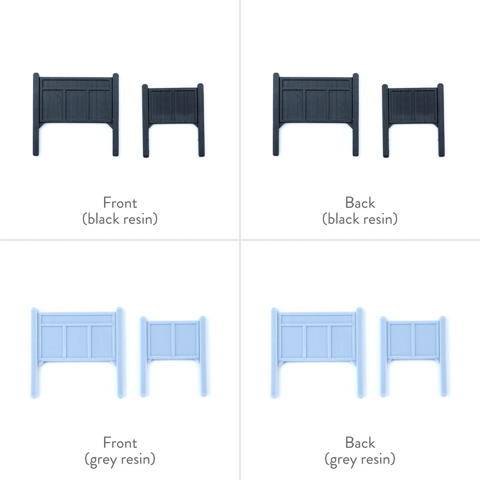 Model Railway Notice Board - OO Gauge Timetable - 1:76 Scale Display ...