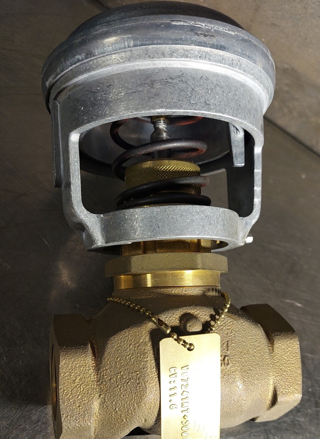 Johnson Controls 1" Bronze Control Valve VG7241NT+3008E0 w/ Actuator V ...