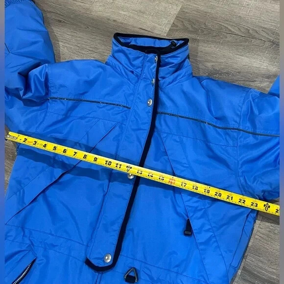 VTG Men’s Vintage OBERMEYER Large Blue Ski Snowboard Winter Jacket Warm ...