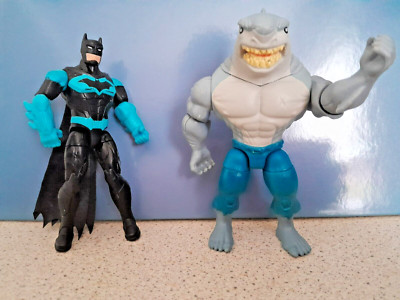 BATMAN DC COMICS SPINMASTER CLAYFACE KING SHARK & BATMAN FIGURES ! | eBay