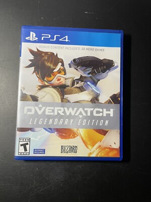 Overwatch Legendary Edition Sony Playstation 4 PS4 Video Game 2016 Disc ...