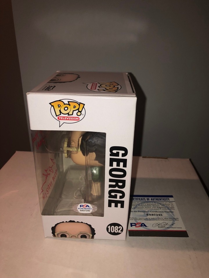 Larry Thomas Soup Nazi George #1082 Inscription Signed Funko PSA | eBay