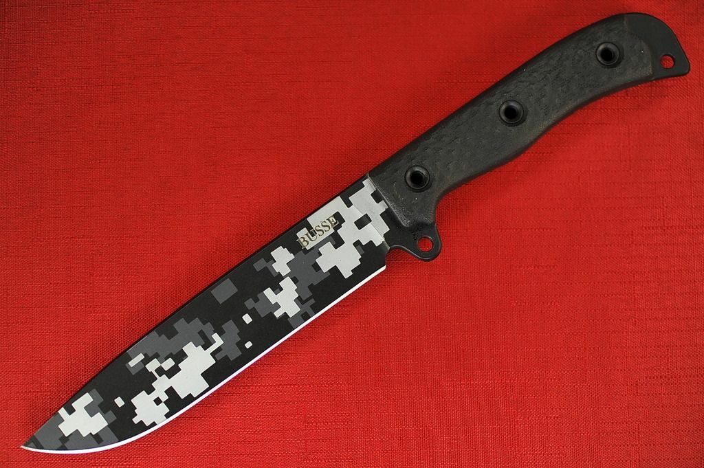 2015 Busse Combat Boss Jack Black Digicam Cerakoted .18" INFI Blade (1 ...