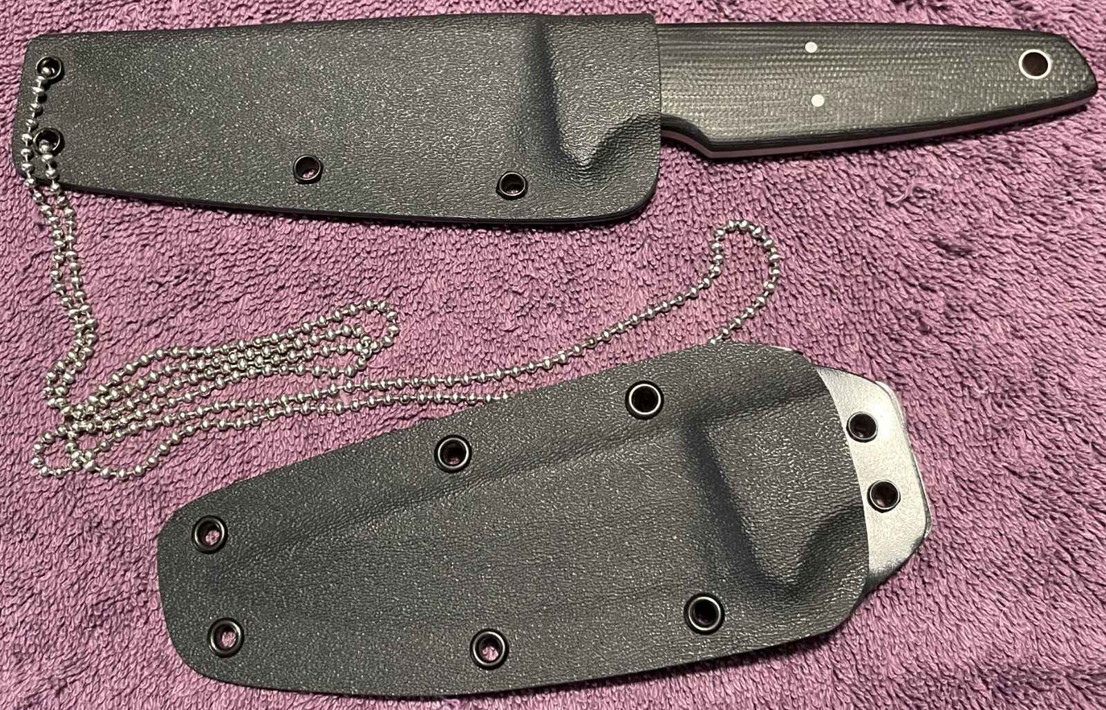 Al Polkowski Custom Made Knife With 2 Sheaths 3.75 Inch Blade | eBay