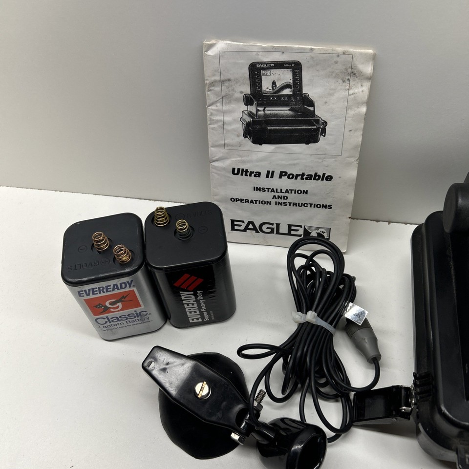 Ultra 2 Eagle Fish Finder With Storage Case Bundle Untested | eBay