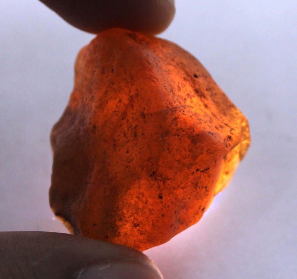 96.90 Ct AGI Certified Hessonite Garnet Natural Orangish Brown Gems ...