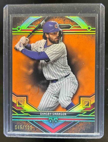 2024 Topps Triple Threads Dansby Swanson Amber #46/199 Cubs | eBay UK