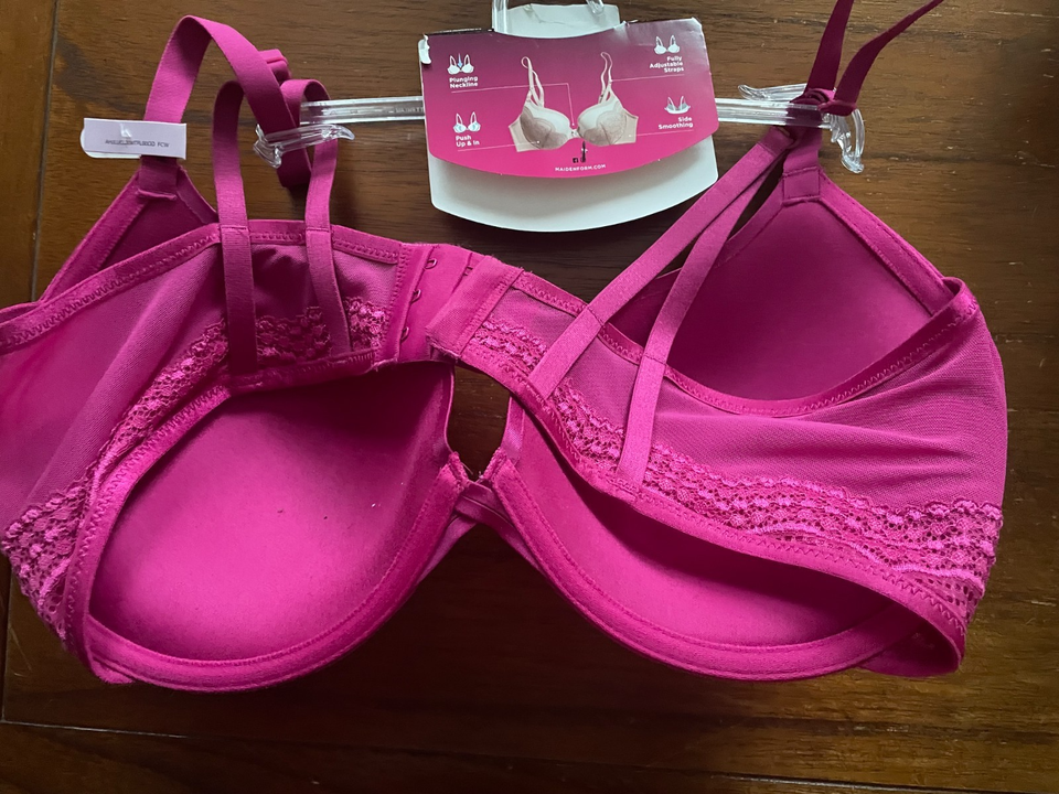 New Maidenform Wine Push Up & In Underwire 38D Bra DM9900 | eBay