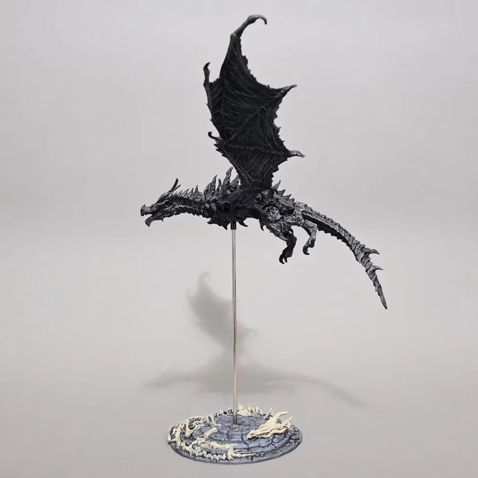 Skyrim Alduin-Game of Thrones Drogon Ice Dragon Collectible Statue ...