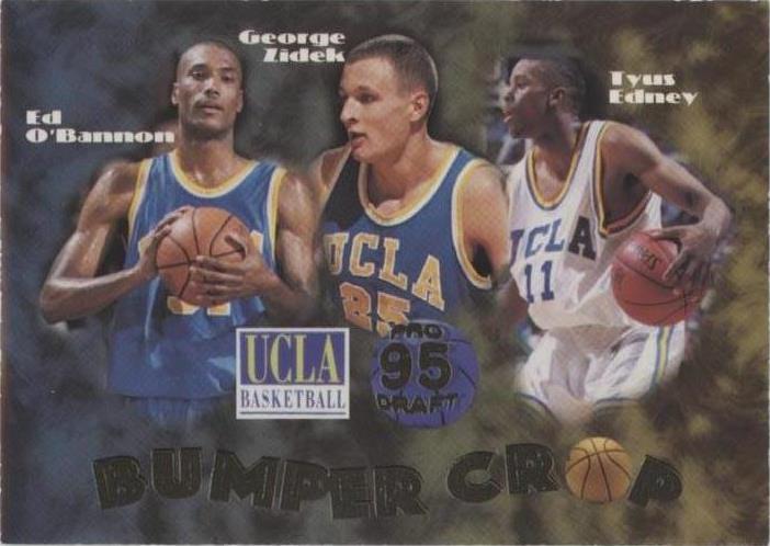 1995 Collect-A-Card Pro Draft - George Zidek/Tyus Edney/Ed O'Bannon #BC ...