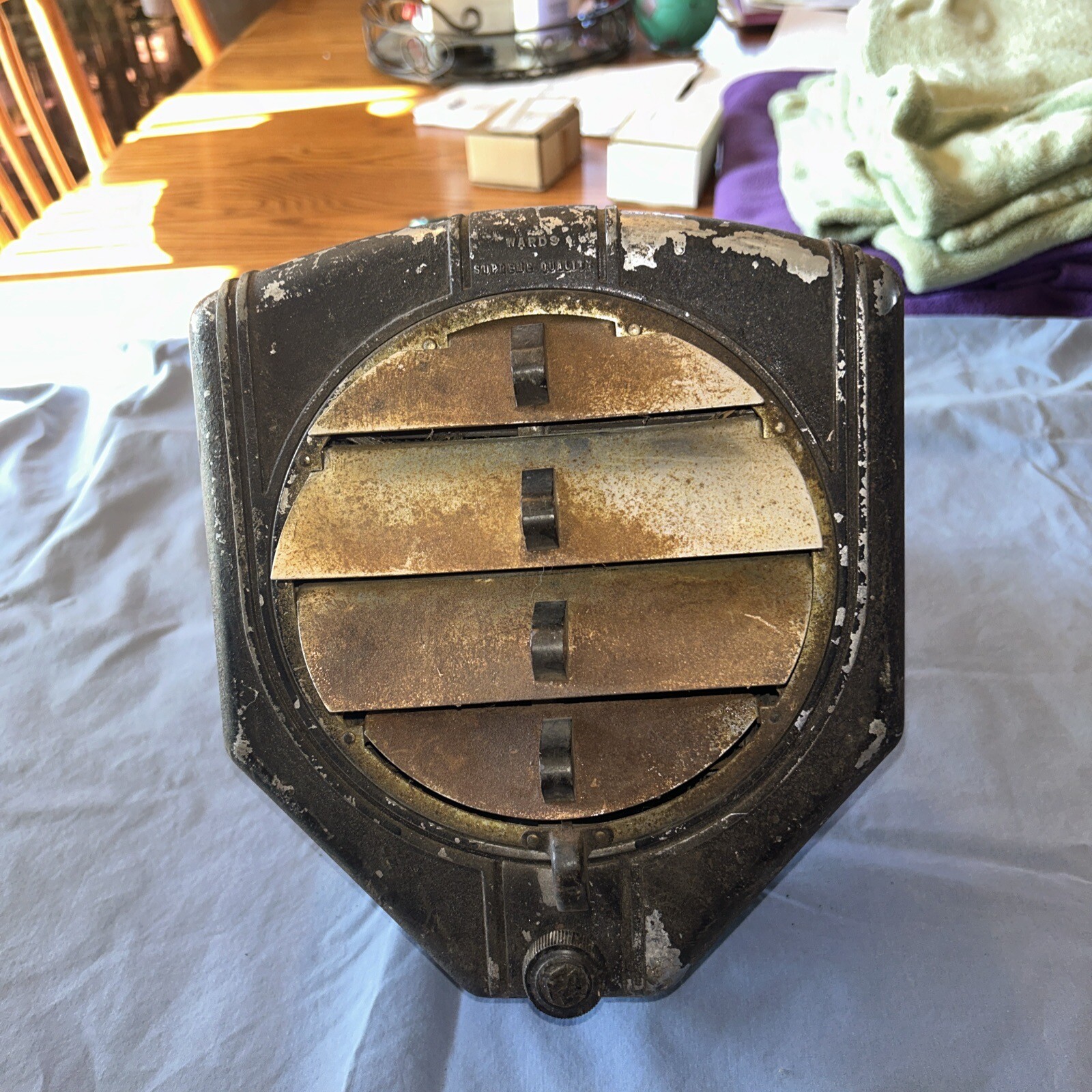 WARDS ART DECO Vintage Antique Heater 1933 1934 1935 1936 1937 1938 ...