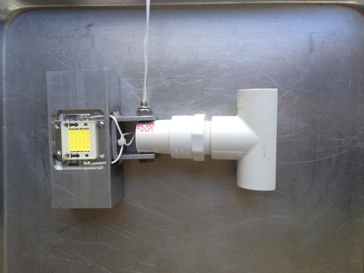 Led Flounder Lights And Pvc Piping Flounder Gigging Light 50w(x2) With