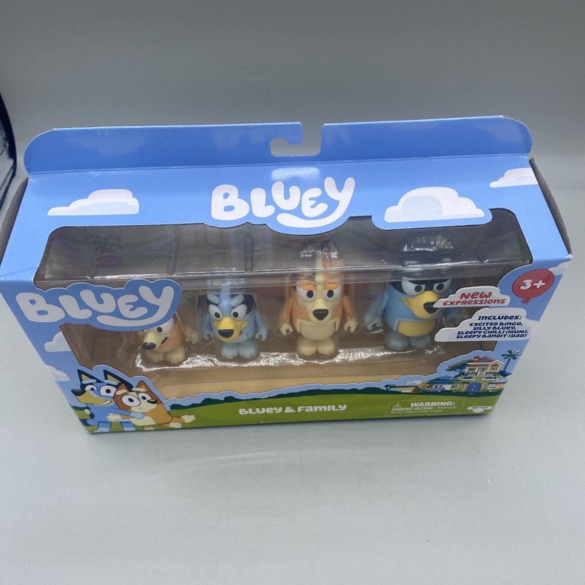 Bluey & Family Figure 4-Pack, Bingo, Bandit
