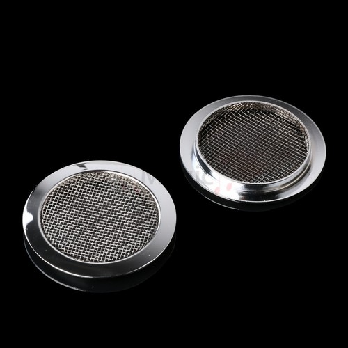 2psc Chrome Plated Screened Sound Hole Inserts for Dobro Resonator ...