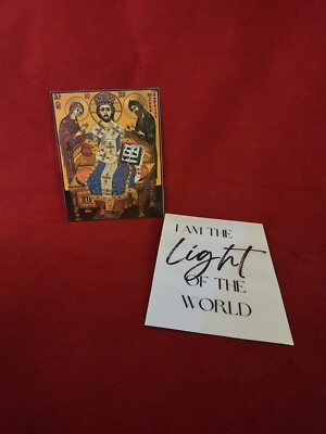 Christ Enthroned Laminated Orthodox Prayer Reflection Card Pack Of 10 ...