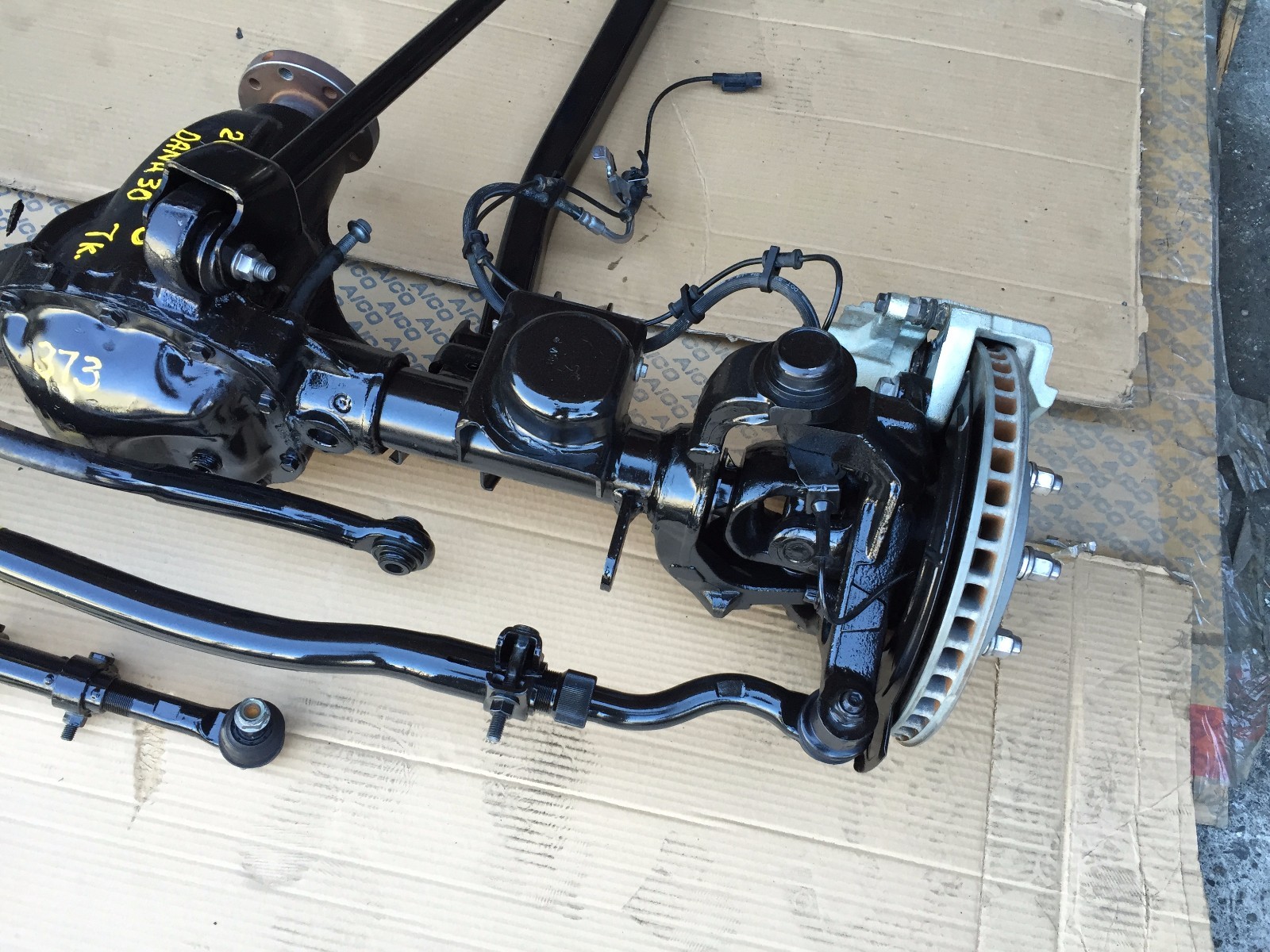 2007-2018 JEEP WRANGLER JK FRONT DIFFERENTIAL DANA 30 3.73 RATIO AXLE ...