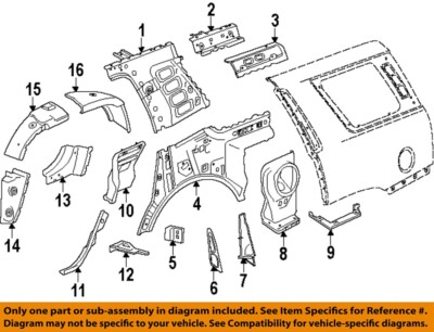 GM OEM 15-20 Escalade Uniside-Uniside Assy Reinforcement 22971718 | eBay
