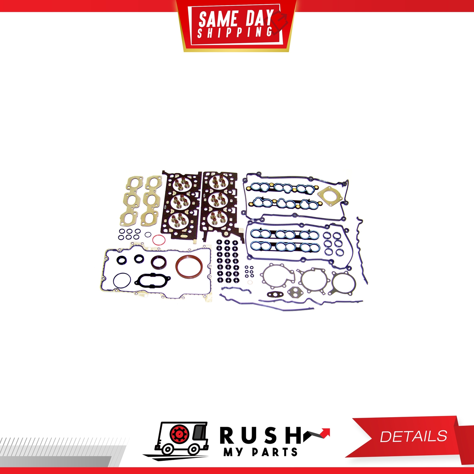 99-00 Master Engine Rebuild Kit For Ford Mercury Contour 2.5L DOHC DNJ ...