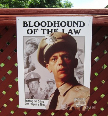 The Andy Griffith Show Barney Fife Deputy Don Knotts Tin Poster Sign ...