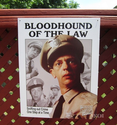 The Andy Griffith Show Barney Fife Deputy Don Knotts Tin Poster Sign ...