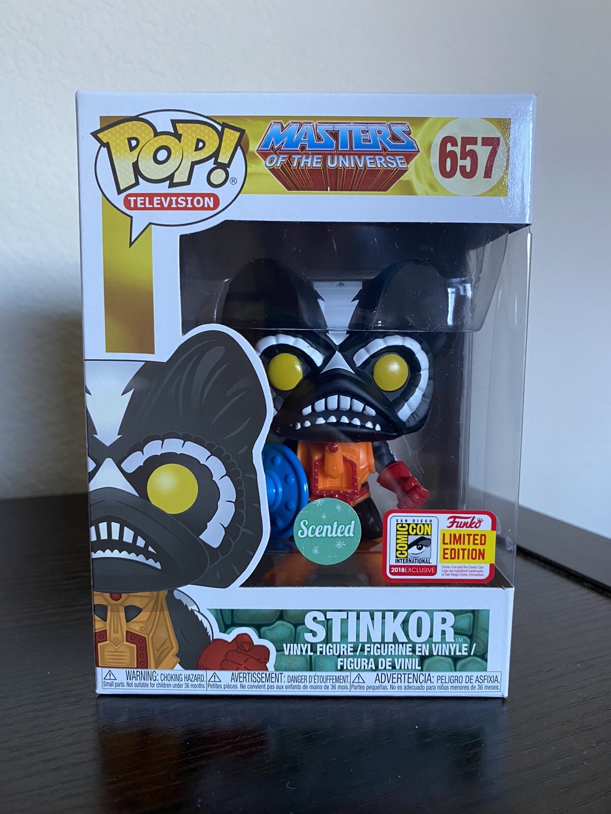 NEW Funko Pop Stinkor #657 - Official 2018 SDCC Con - Masters of the ...