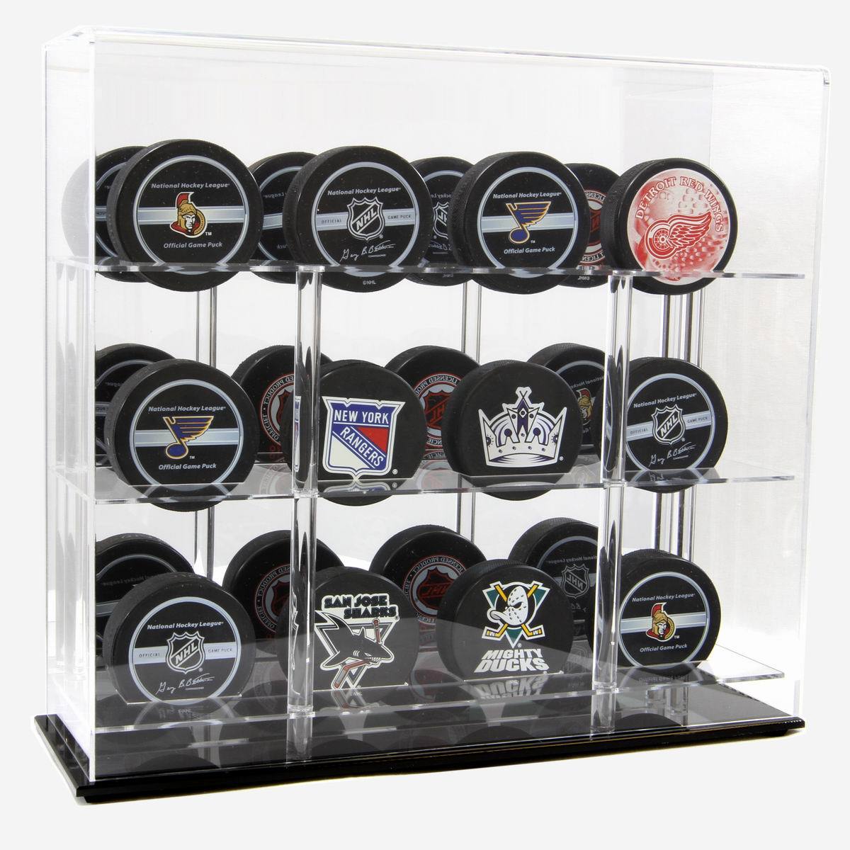 Hockey Puck Display Case Customizable Hockey Puck Display Shelf