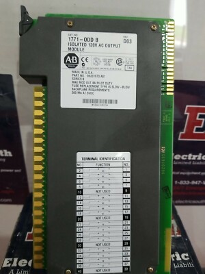 Allen Bradley 1771-ODD B Isolated 120V AC Output Module 1771ODD | eBay