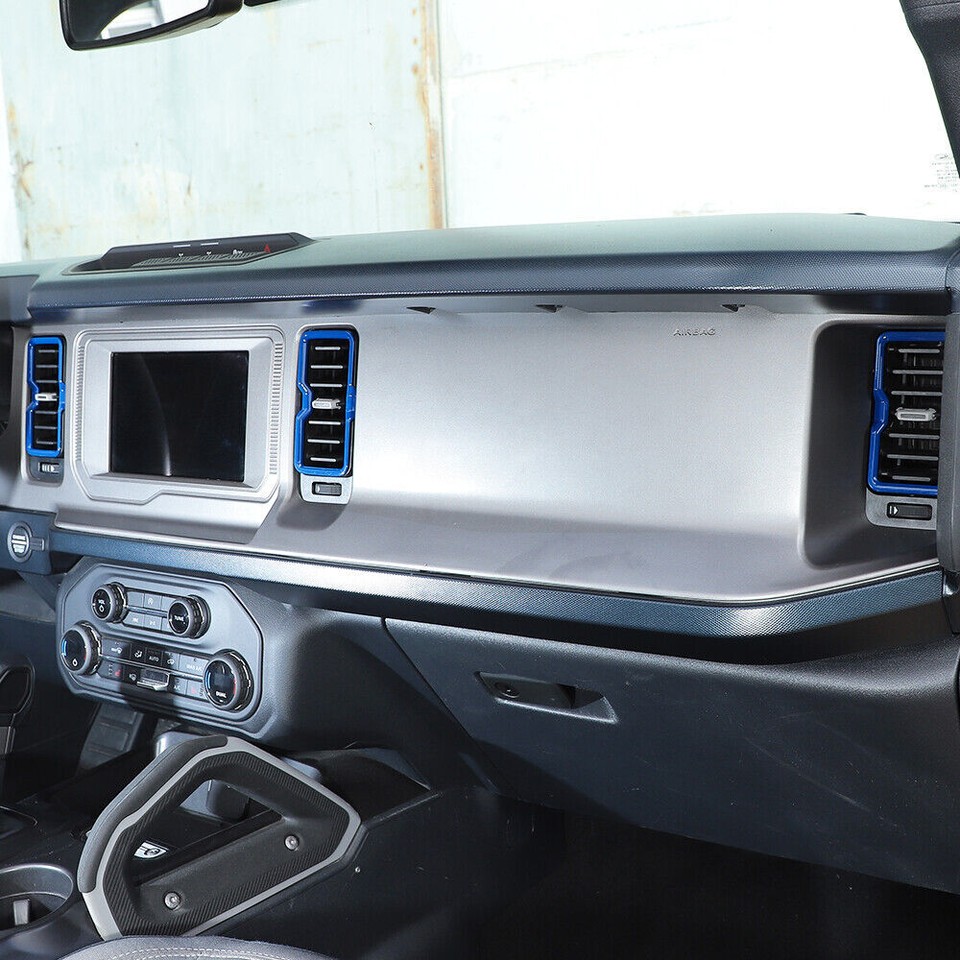 ⭕17Pcs Full Interior Dash Gear Decor Cover Trim Kit For Ford Bronco ...