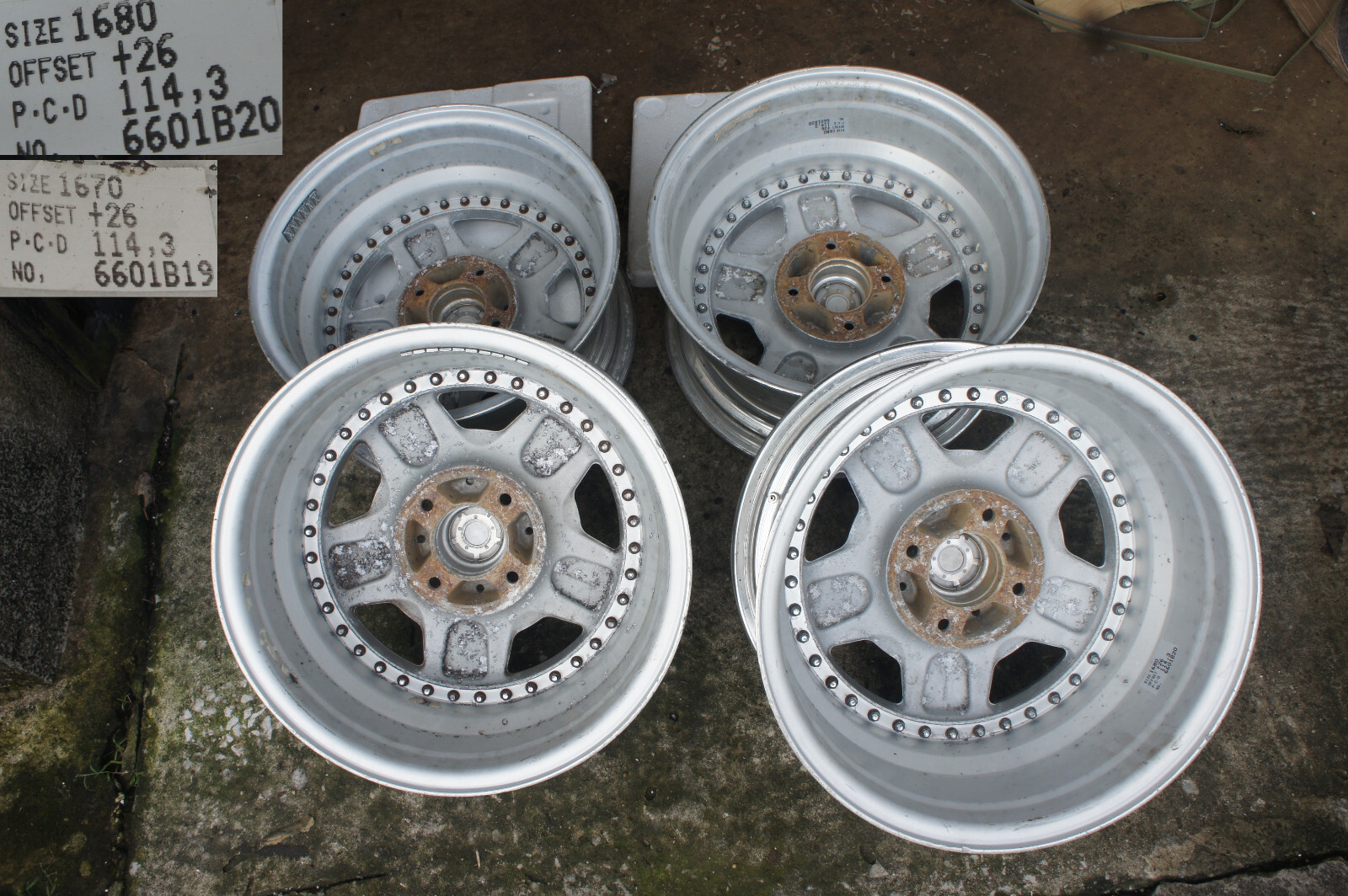 JDM GR Max 5spoke 16" rims wheels for ae86 240z S30 s130 ke70 4x114.3 ...