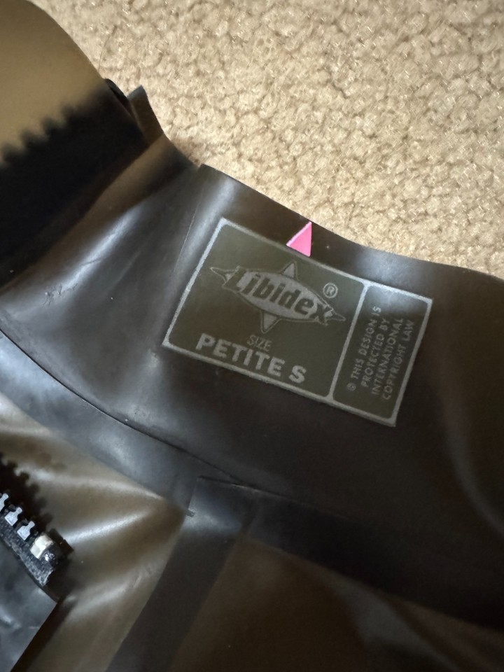 Libidex Men Latex Catsuit Shoulder Zip Size S with feet | eBay