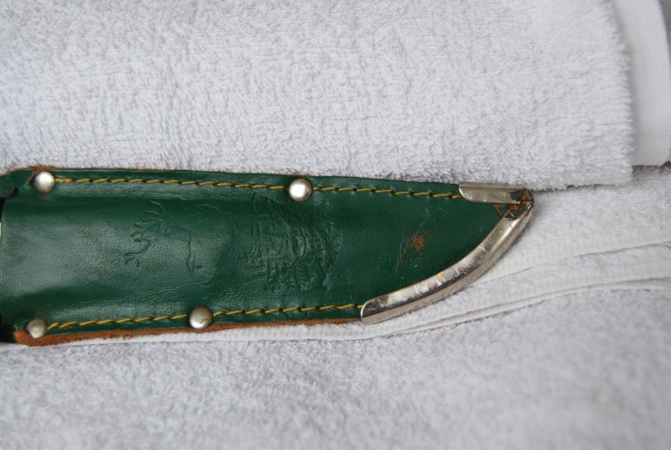 Neu es HUBERTUS Jagdmesser WALD-SOLINGEN Handarbeit rostfrei Griff sehr ...