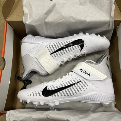 Nike Alpha Menace Pro 2 Detachable White/Black Football Cleat CK4277 ...