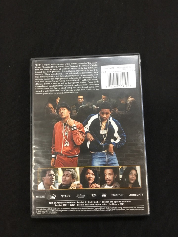 BMF: Season 1 (DVD, 2022) Black Mafia Family, Snoop Dogg, 50 Cent, RARE ...