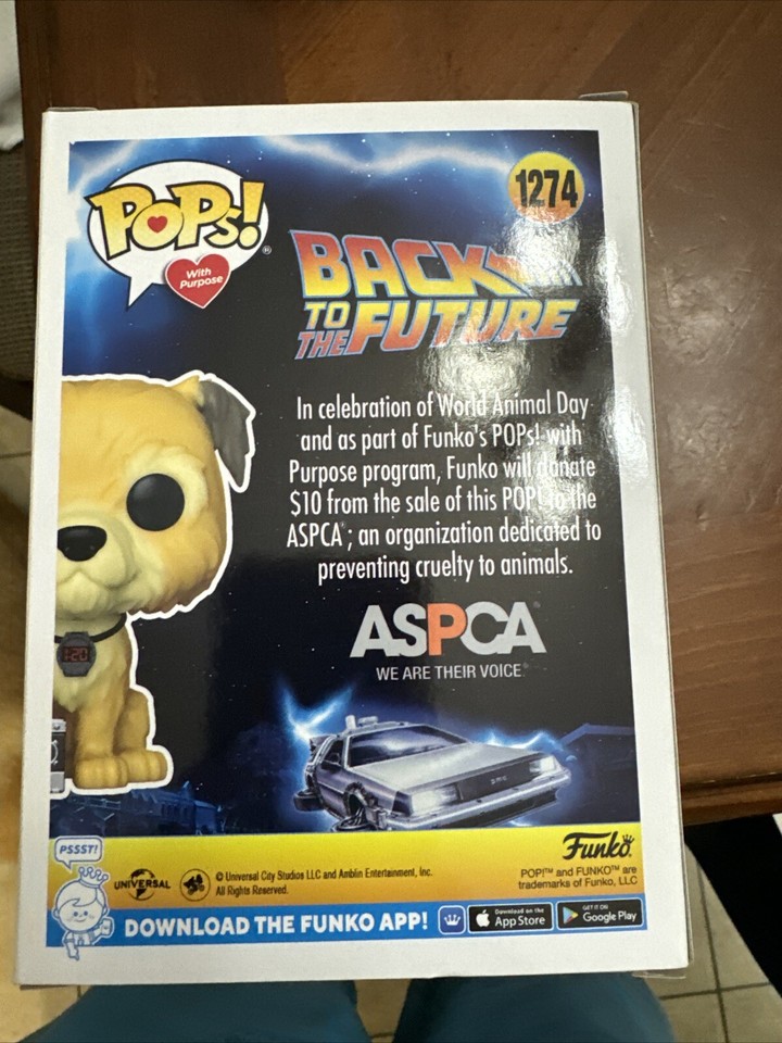 Funko Pop Back To The Future 1274 EINSTEIN Vinyl Figure Funko Shop ...