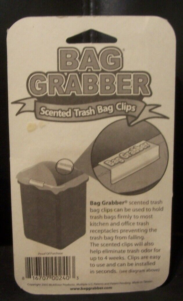 Bag Grabber Scented Trash Bag Clips Bag Lavender Scented Trash Bag ...