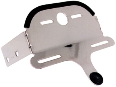 Chrome Taillight License Plate Mount Bracket For 80-99 Harley FXWG FXST ...